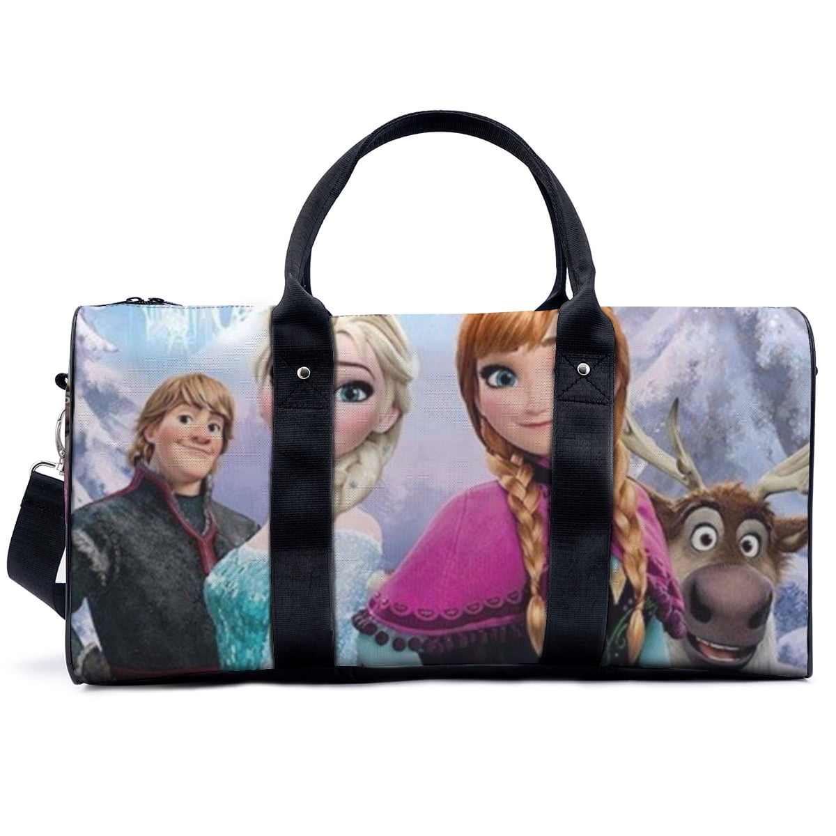 FrozenCartoon Travel Luggage Bag with Shoulder Strap Tote Lightweight ...