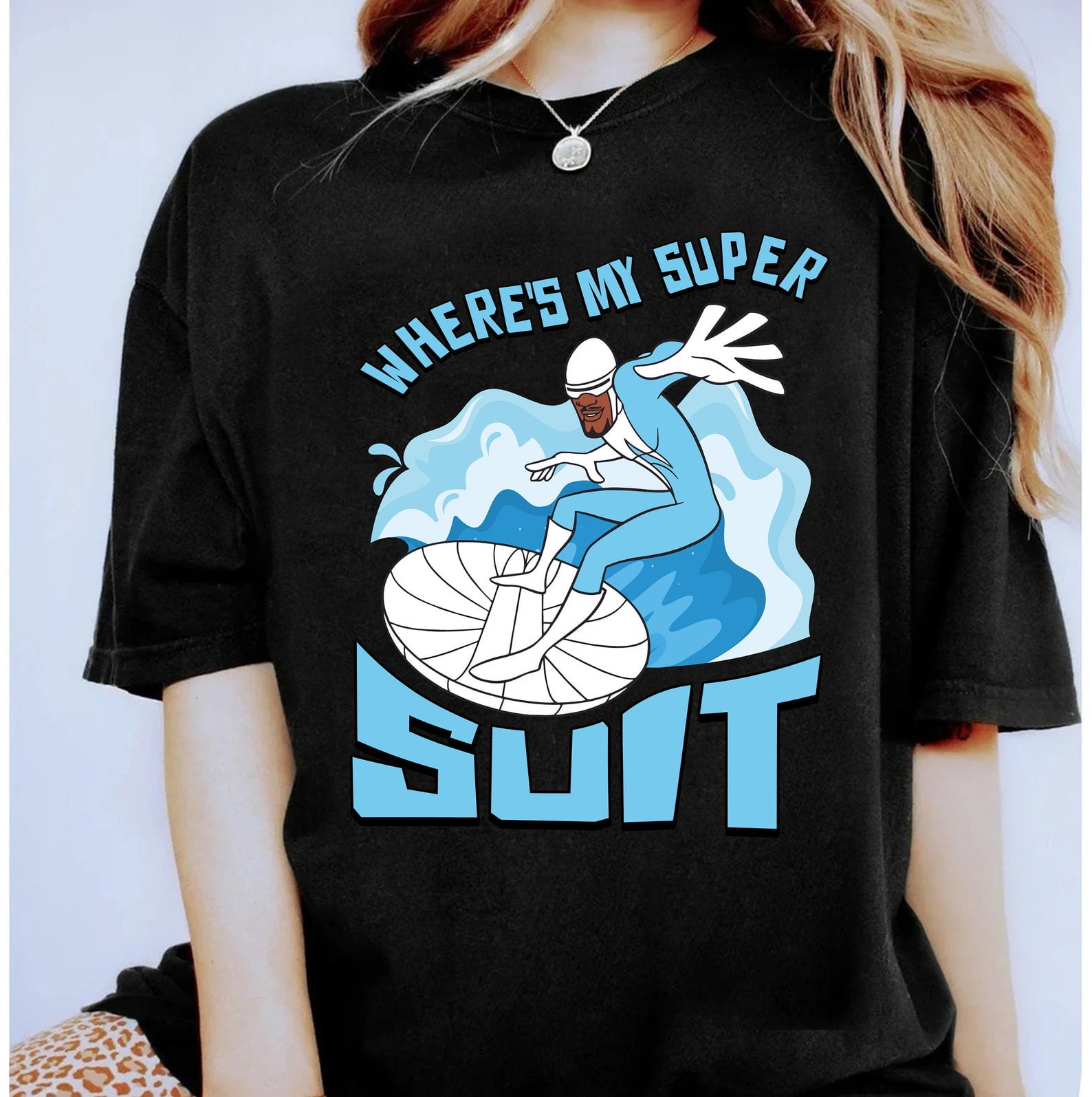 Frozone Where's My Super Suit T-shirt, Disney Pixar The Incredibles ...