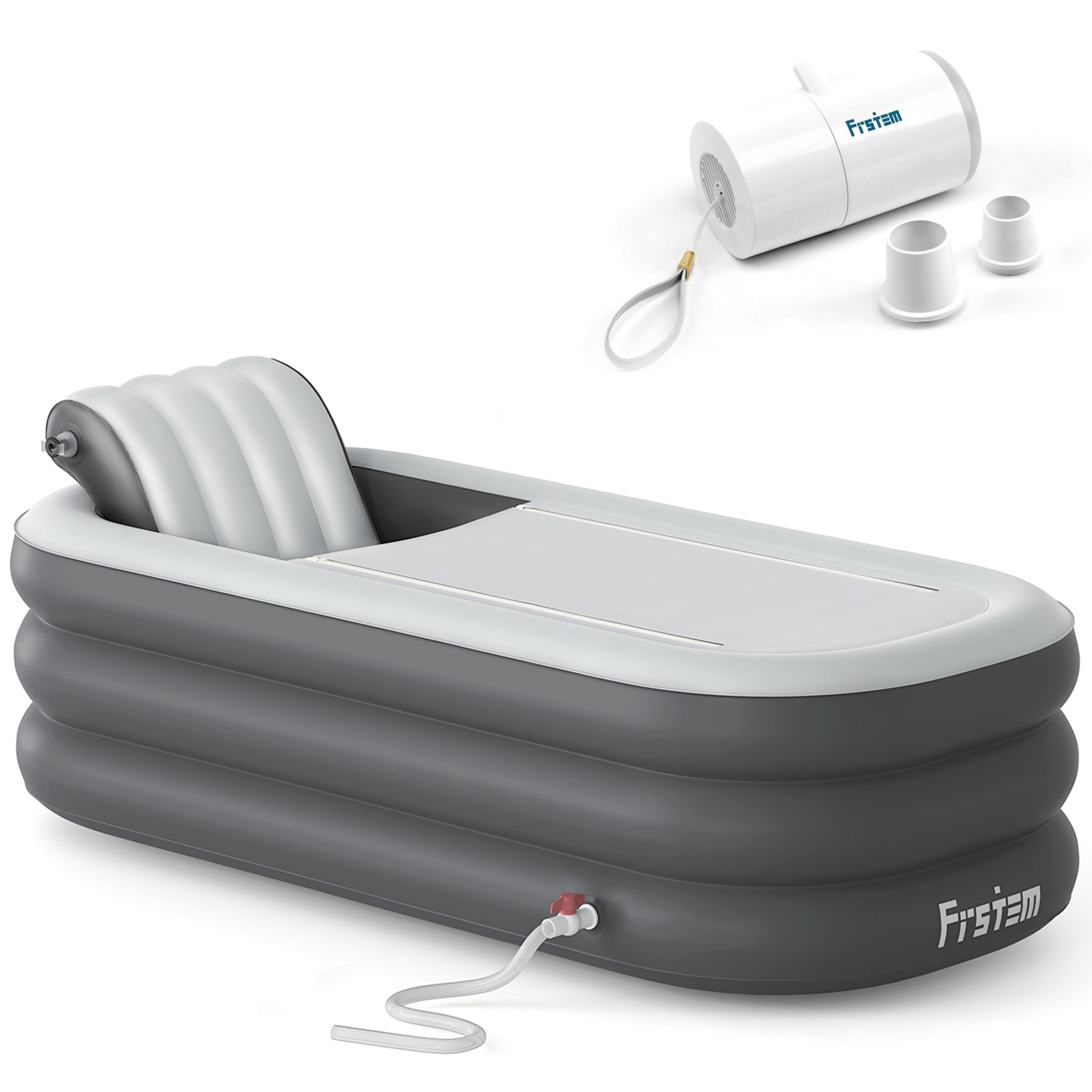 Frstem Extra Large 72" Inflatable Bathtub for Adults, Portable Folding ...