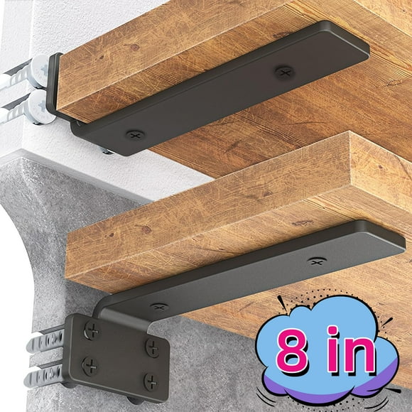 Floating Shelf Brackets in Wall Shelves - Walmart.com