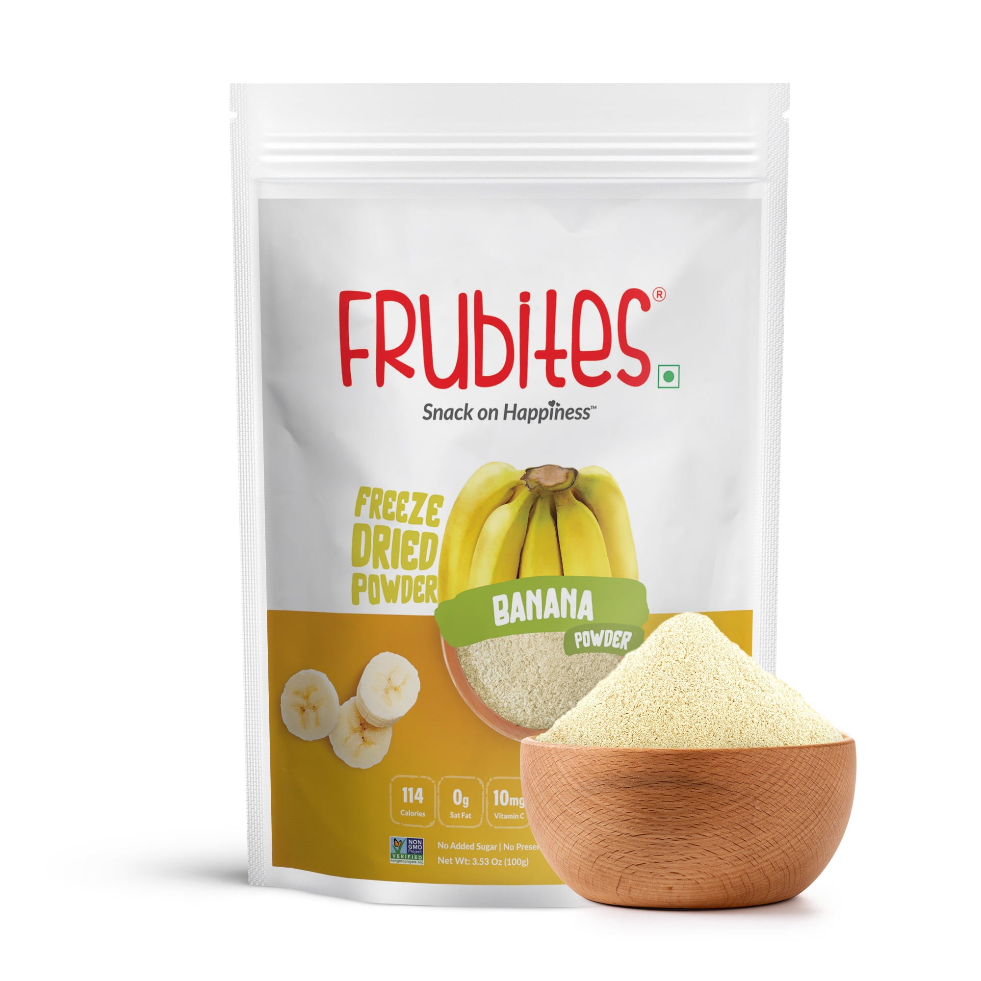 Frubites freeze-dried Banana powder- Natural, Gluten Free, Vegan ...