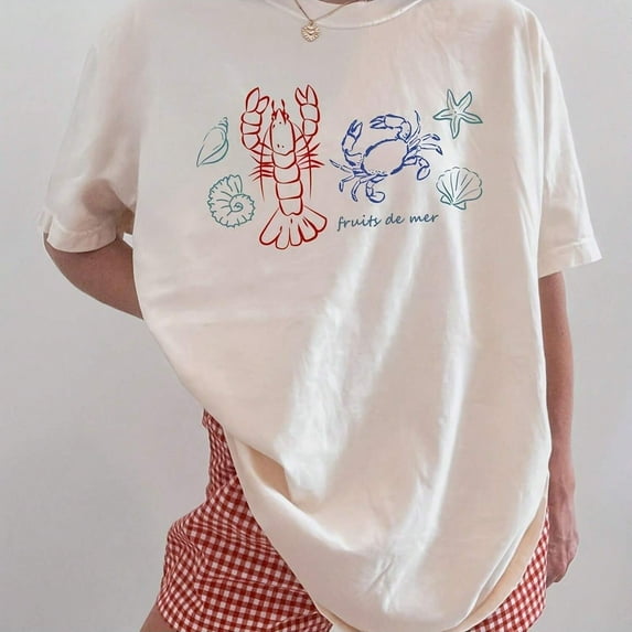 Frui de Mer Lobster Crab La Dolce Vita Graphic Foodie Seafood Lover ...