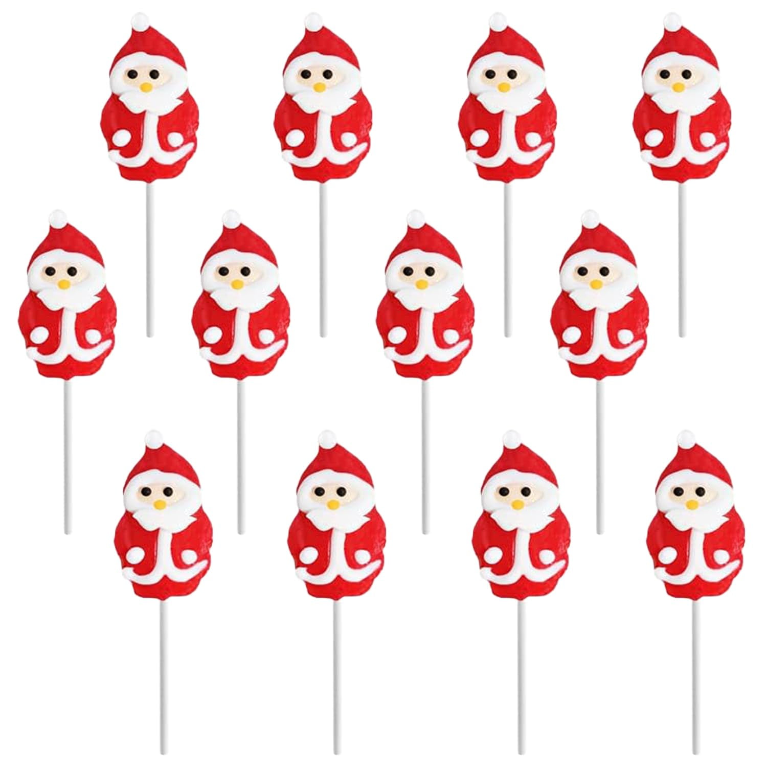 Fruidles 24-Pack Christmas Santa Lollipop, MDA05 Santa Clause, Candy ...