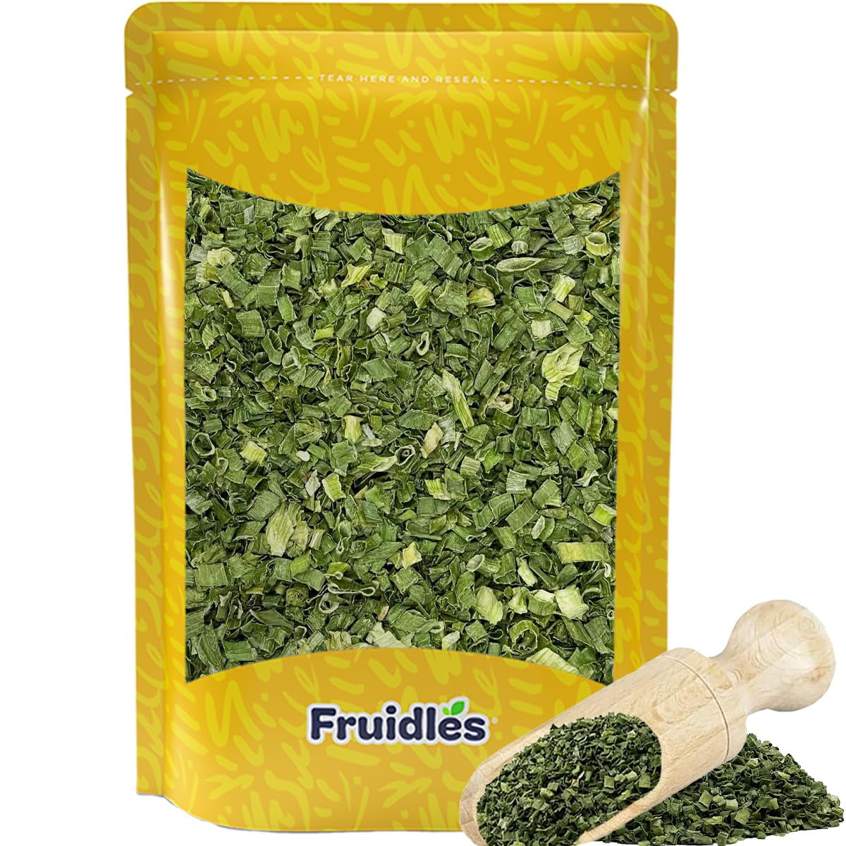 Fruidles Dried Chives Rings, SAF21 Dehydrated Onion Chives Seasoning ...