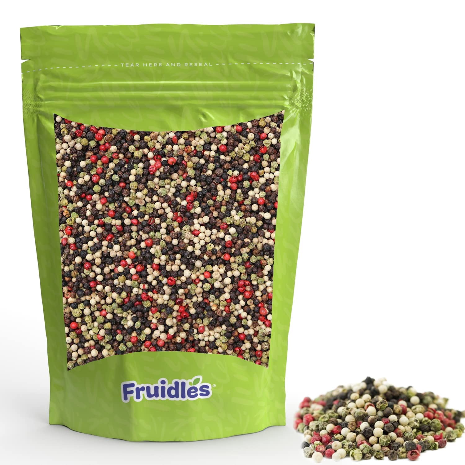 Fruidles Peppercorn Blend, Non-GMO, DEF29 Vegan, Four Colors Rainbow ...