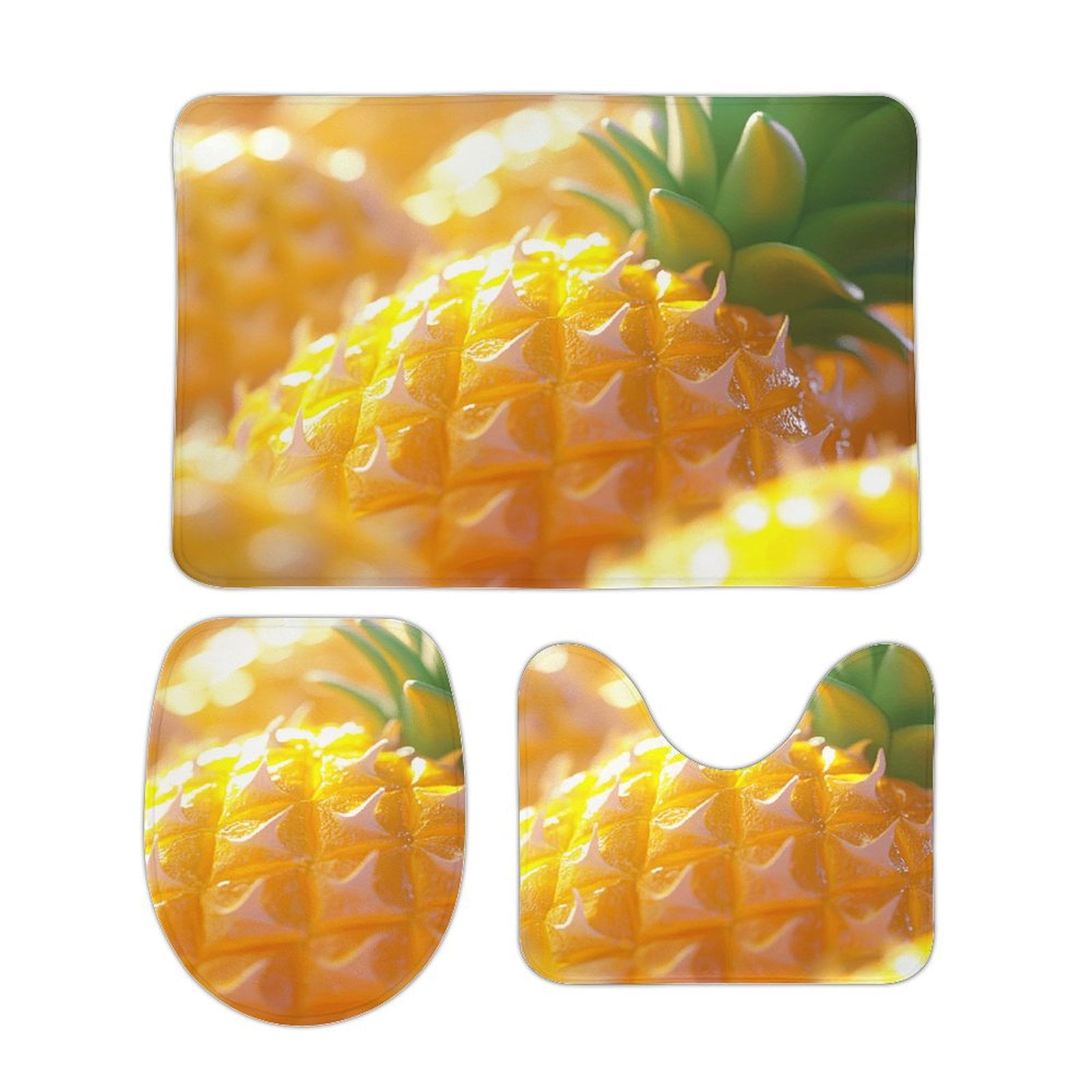 Fruit (126) Bathroom Mats Set 3-piece Bath Mats , Washable Deck ...