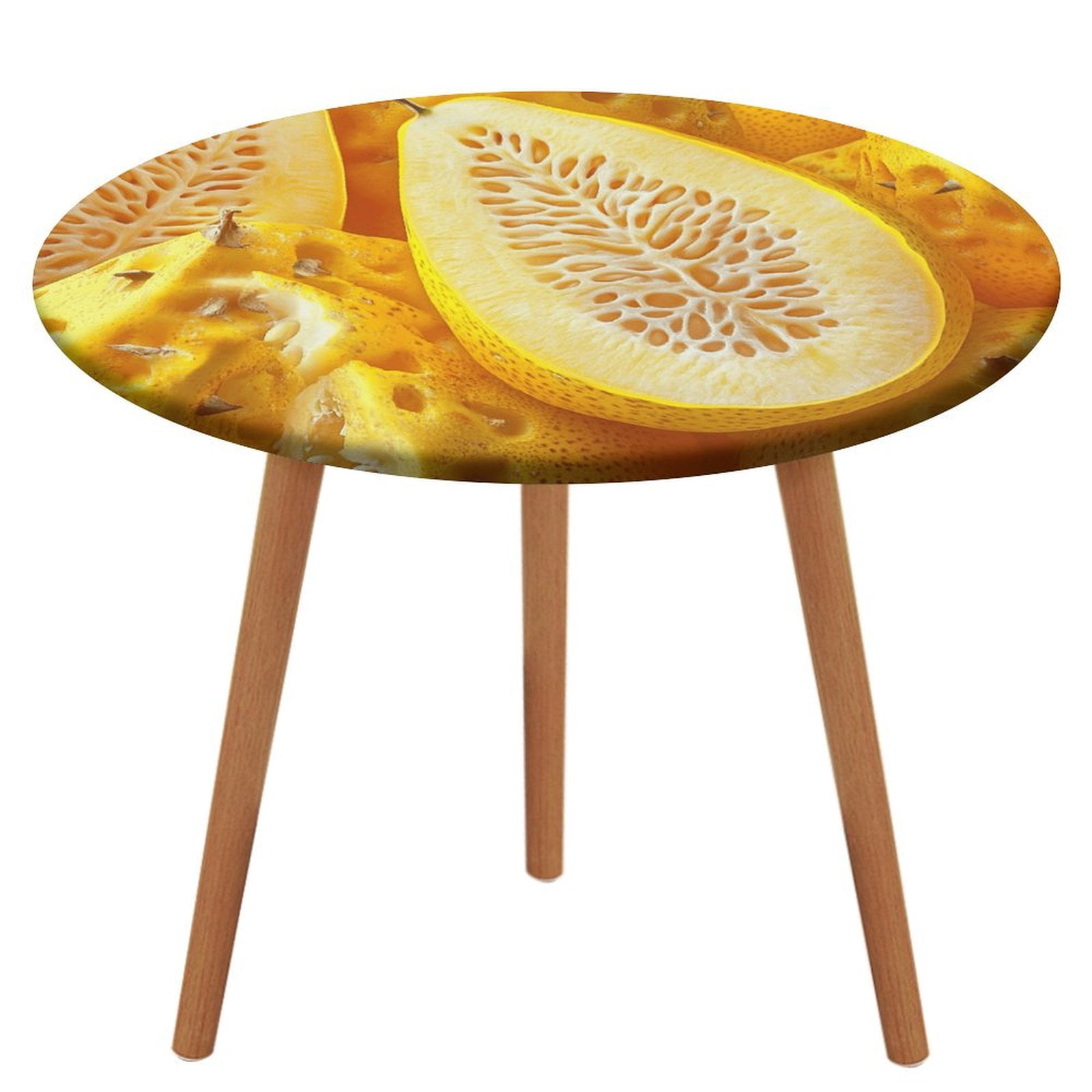 Fruit (144) Pattern Round Tablecloth Waterproof Elastic Table Clothes ...
