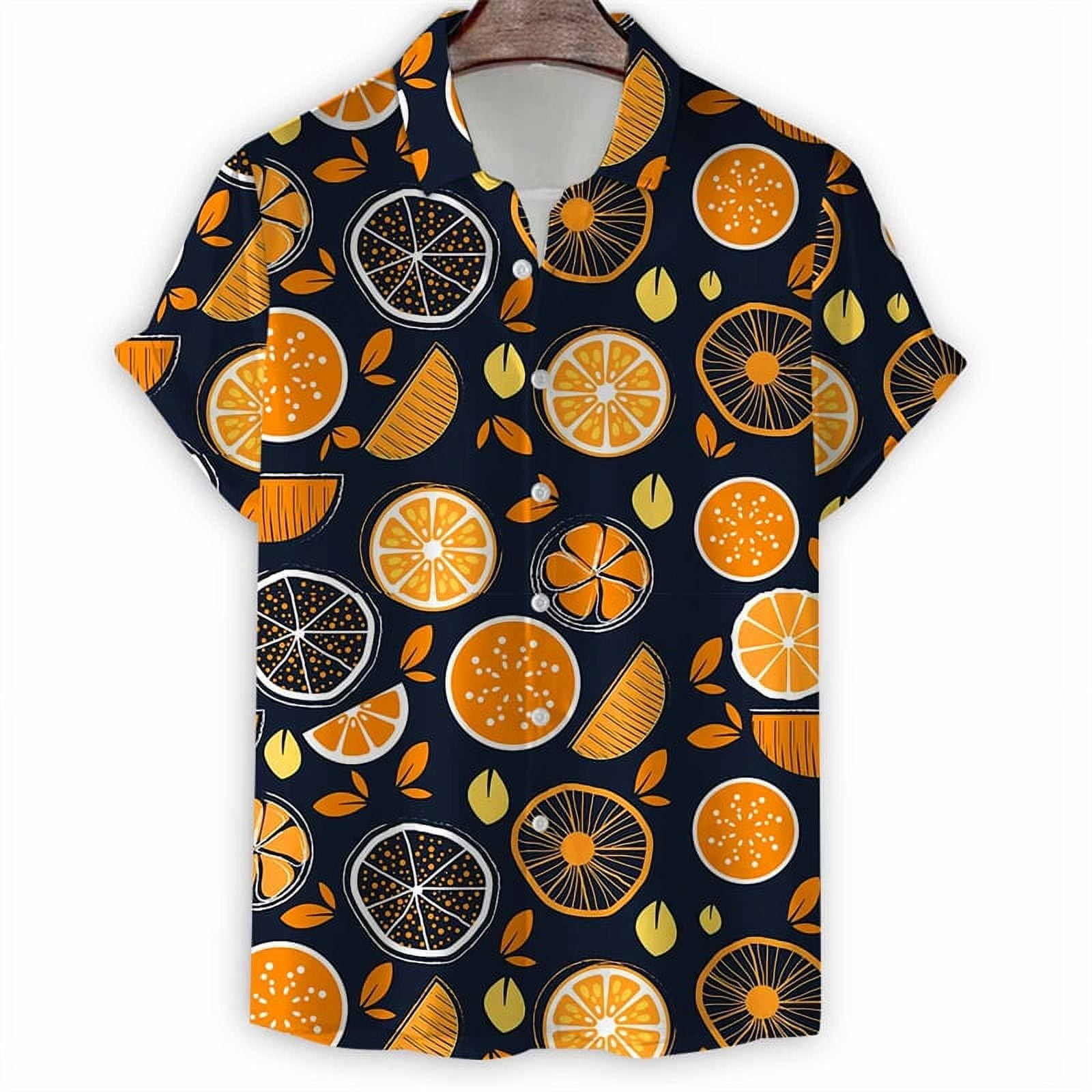 Fruit 3d Print Lemon Carambola Tomato Shirt Men Summer Vacation ...