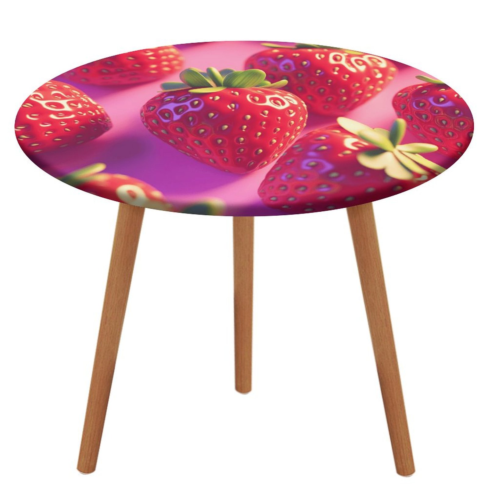 Fruit (44) Pattern Round Tablecloth Waterproof Elastic Table Clothes ...