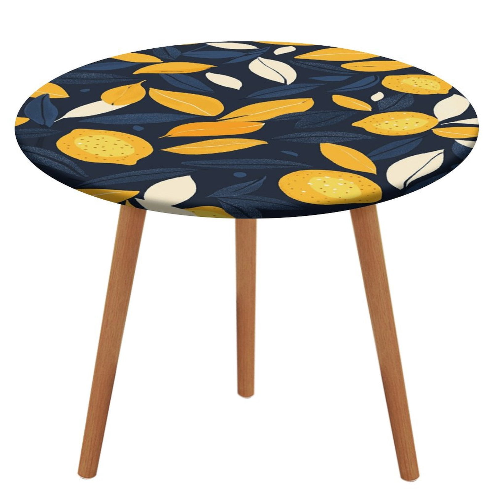 Fruit (8) Round Fitted Tablecloth with Backing Elastic Edge Design ...