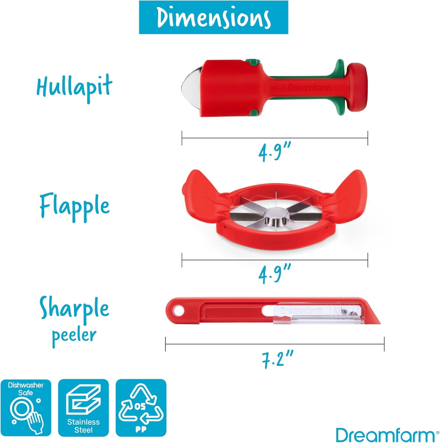 Fruit Accessories Set – Apple Slicer & Corer, Multifunctional Fruit ...