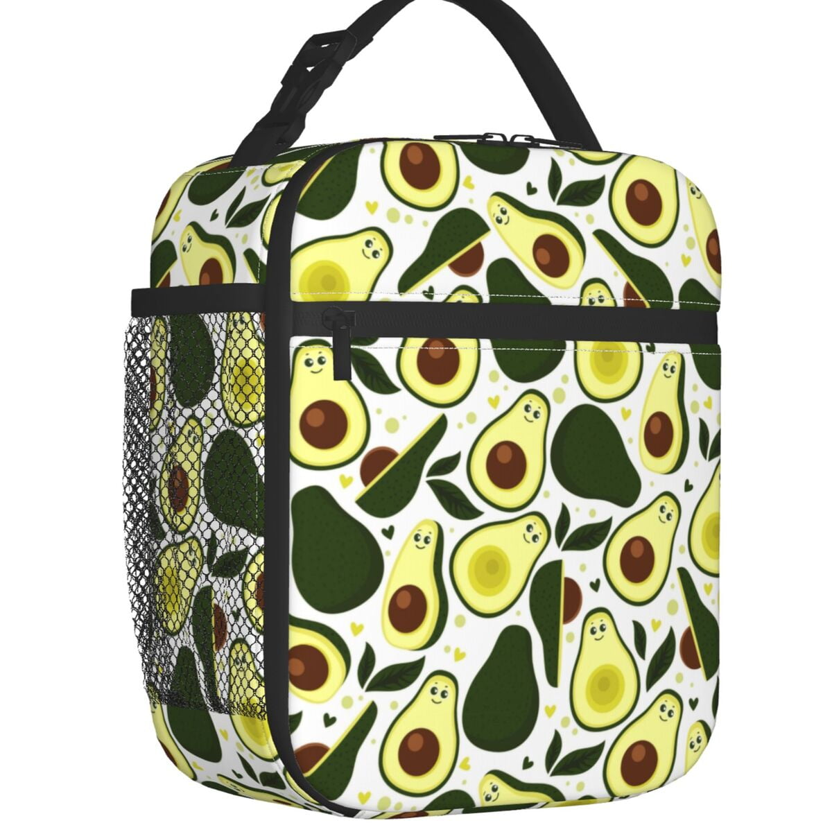 Fruit Avocado Print Resuable Lunch Box for Wom Leakproof Thermal Cooler ...