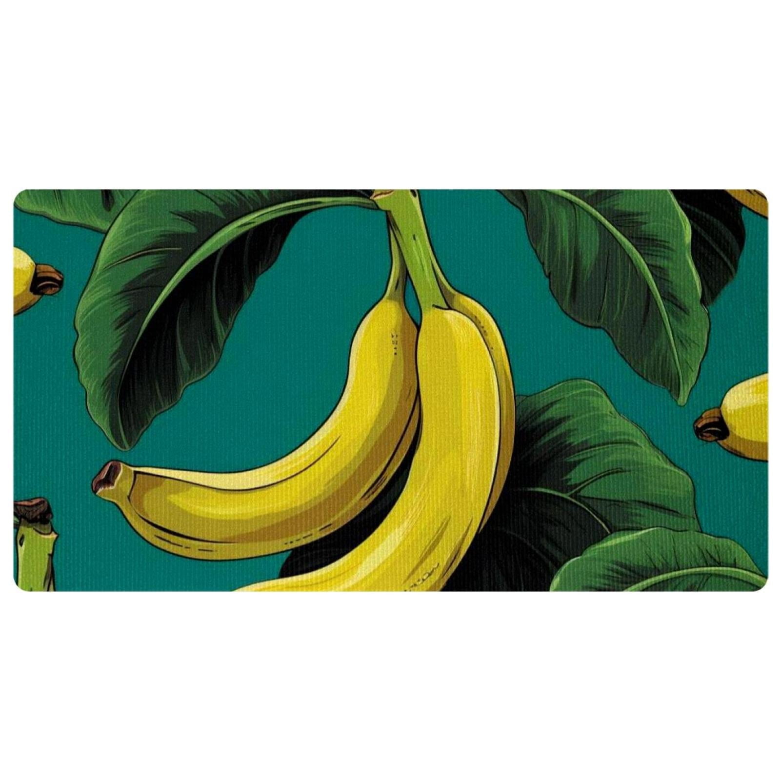 Fruit Banana Seamless Pattern Cushioned Kitchen Mat 15.7"x29.5", Anti ...