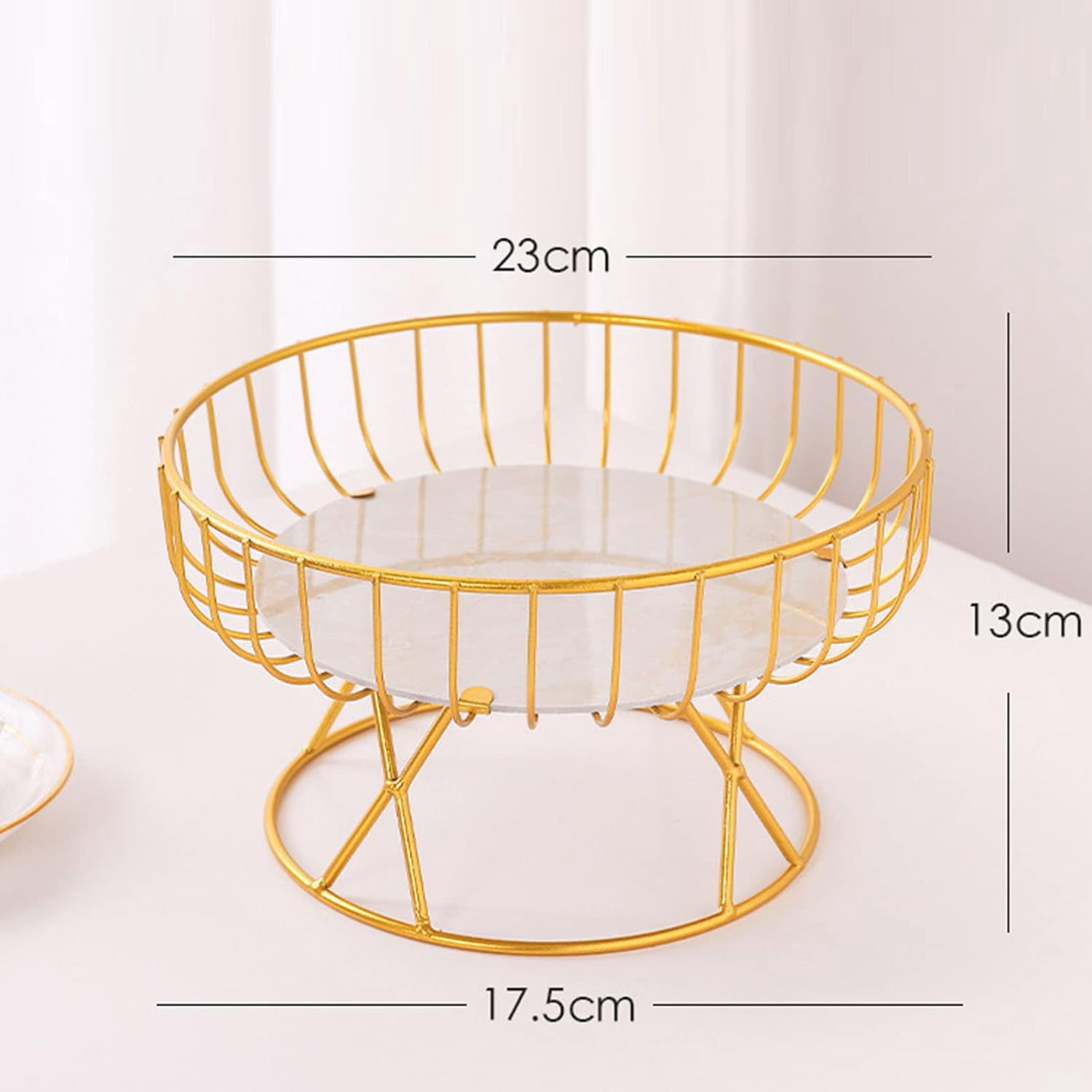 Fruit Basket Bowl Vegetable Storage, Hollow Design Wire Basket ...