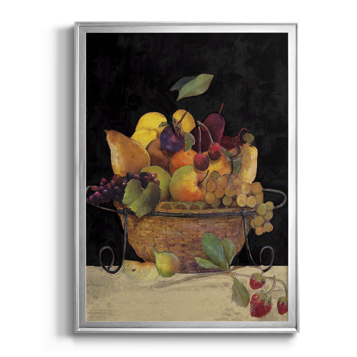Fruit Basket II Revisit Premium Framed Print - Ready to Hang - Walmart.com