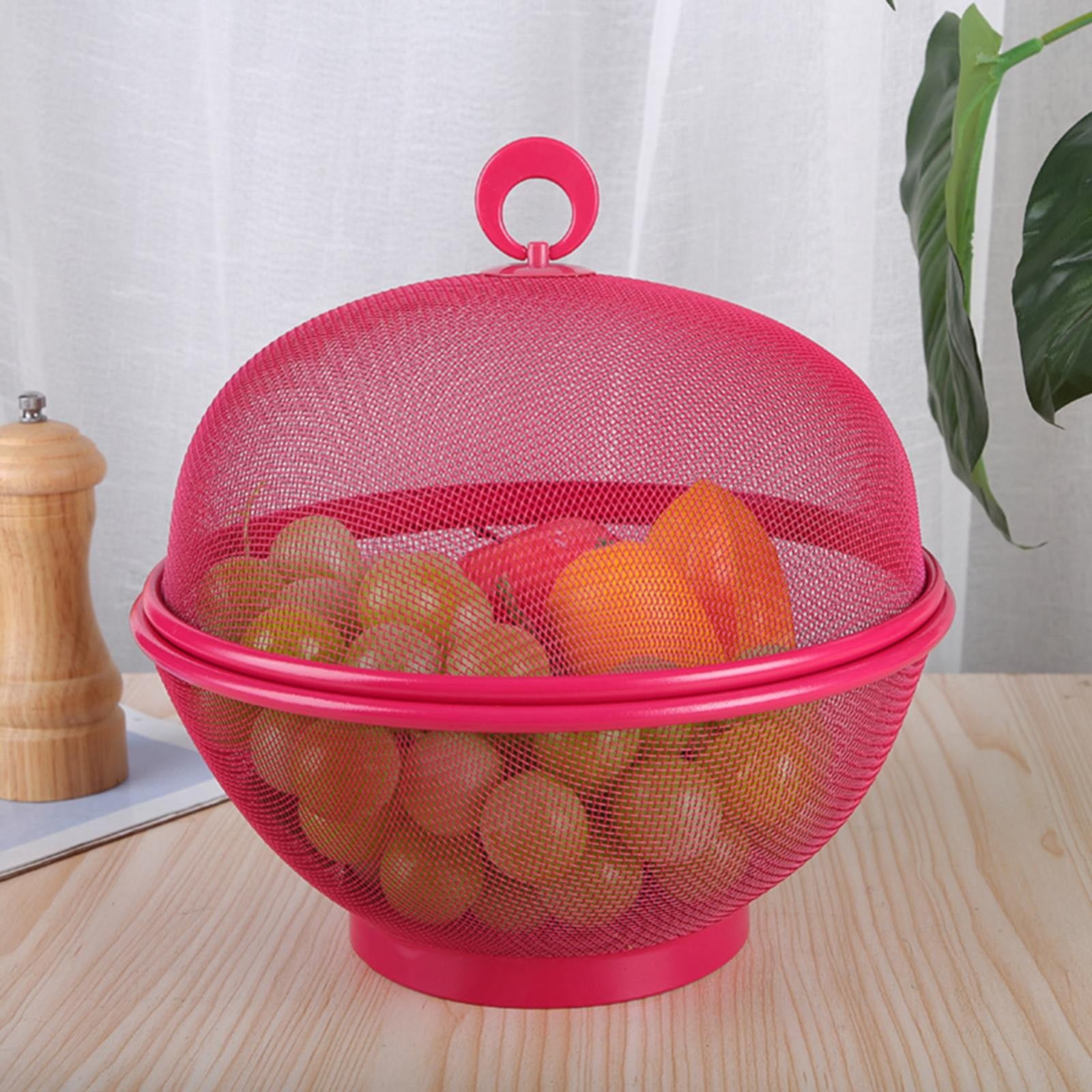 Fruit Basket with Lid for Countertop TASTAN Fly-Proof Fruit Storage ...