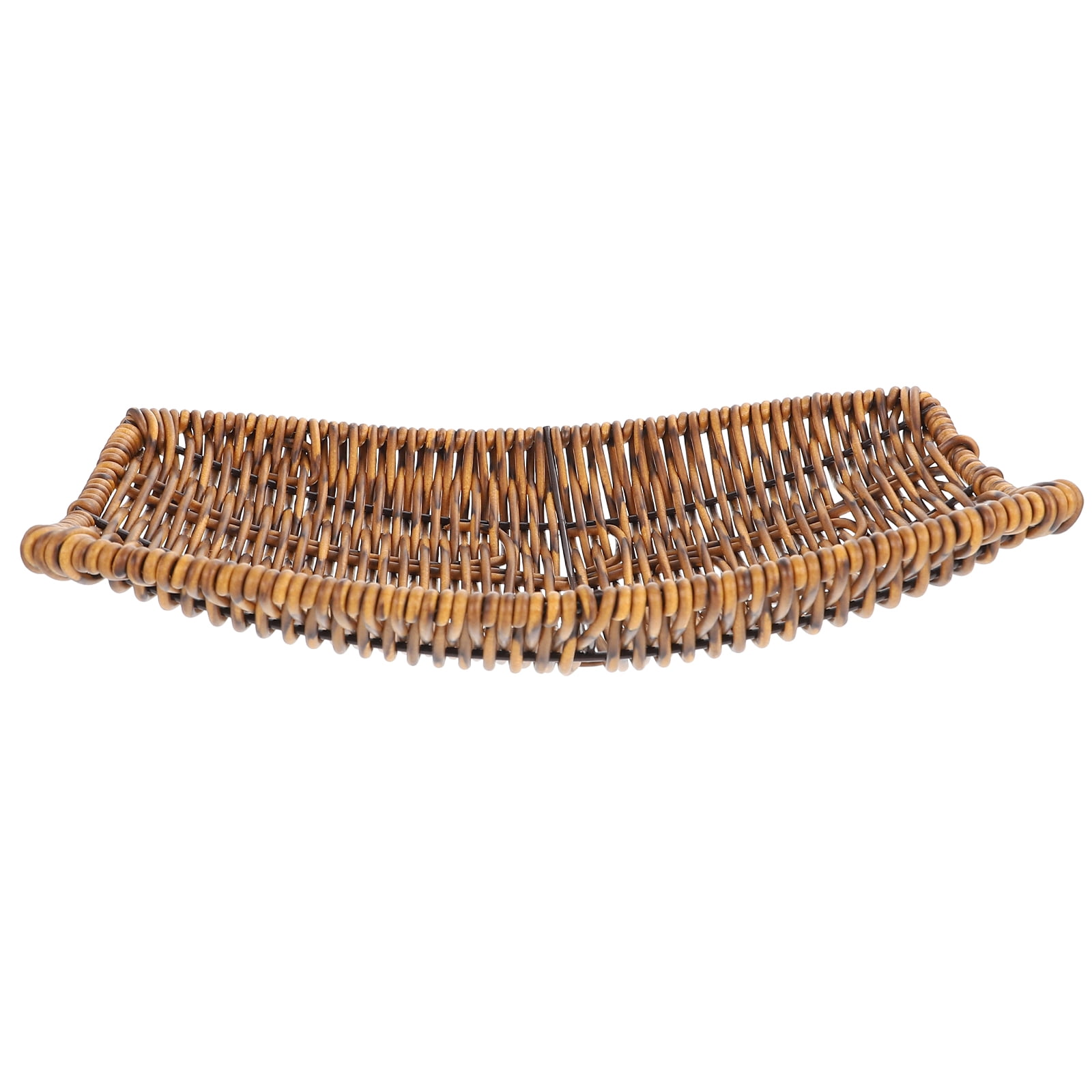 Woven Storage Basket for Home in Brown Color with Iron and Plastic ...
