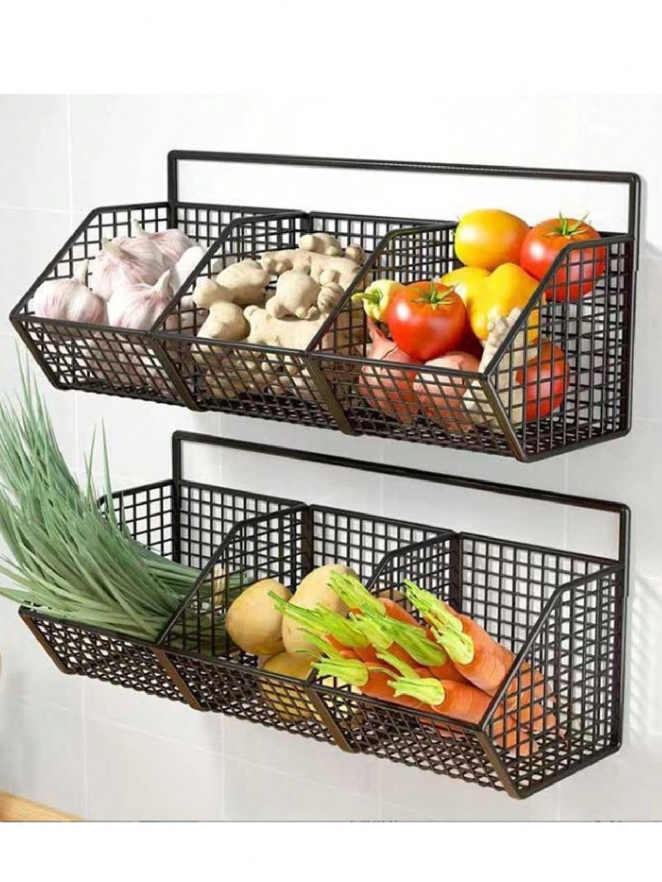 Fruit Basket, Vegetable Basket, Dining Table Storage Rack, Countertop ...