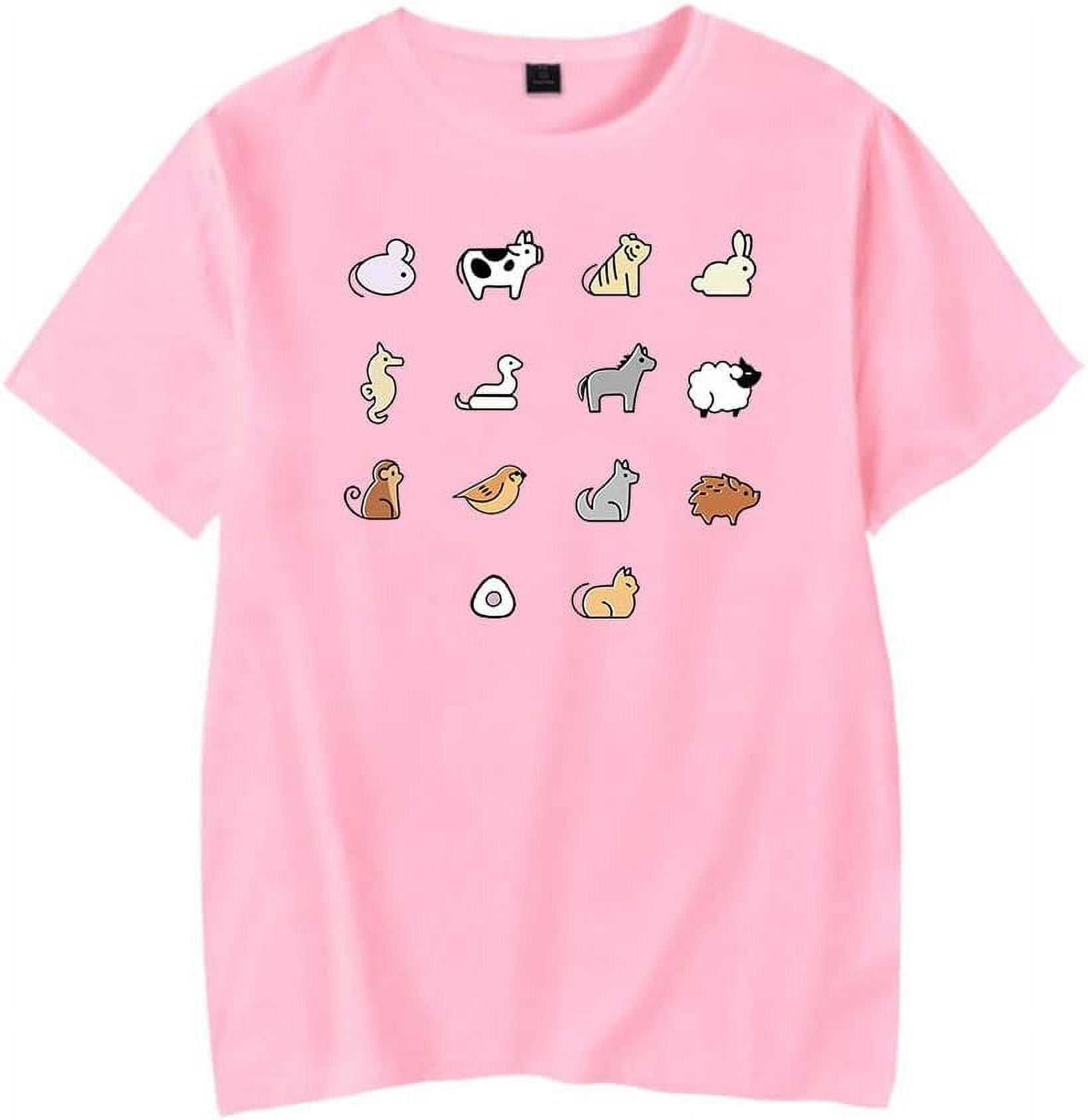 Fruit Basket Zodiac Animals T-Shirt Merch Men Short Sleeve Women Funny ...