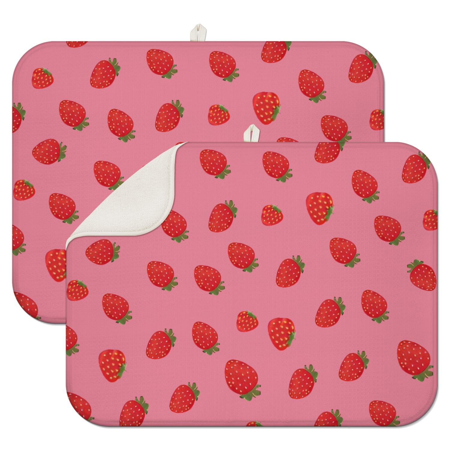 Fruit and Berry Coffee Mat – Ultra Absorbent Microfiber Spill Mat ...