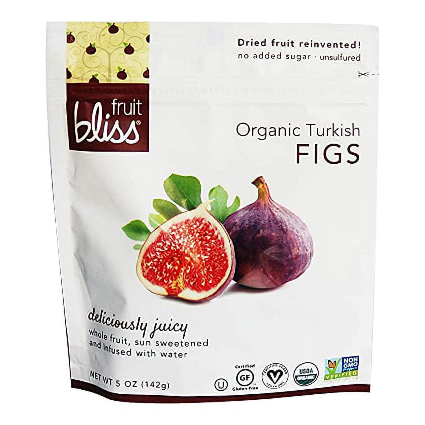 Fruit Bliss Organic Turkish Figs, 5 Oz - Walmart.com