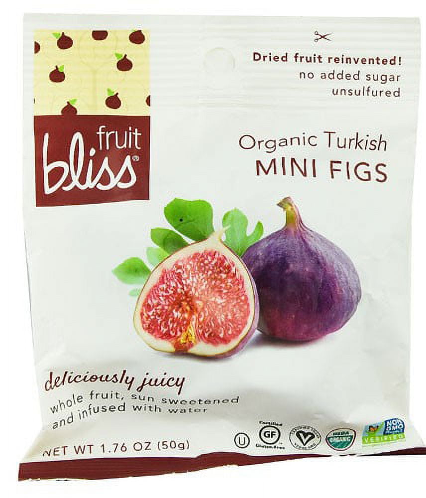 Fruit Bliss Organic Turkish Mini Figs, 1.76 Ounce - Walmart.com
