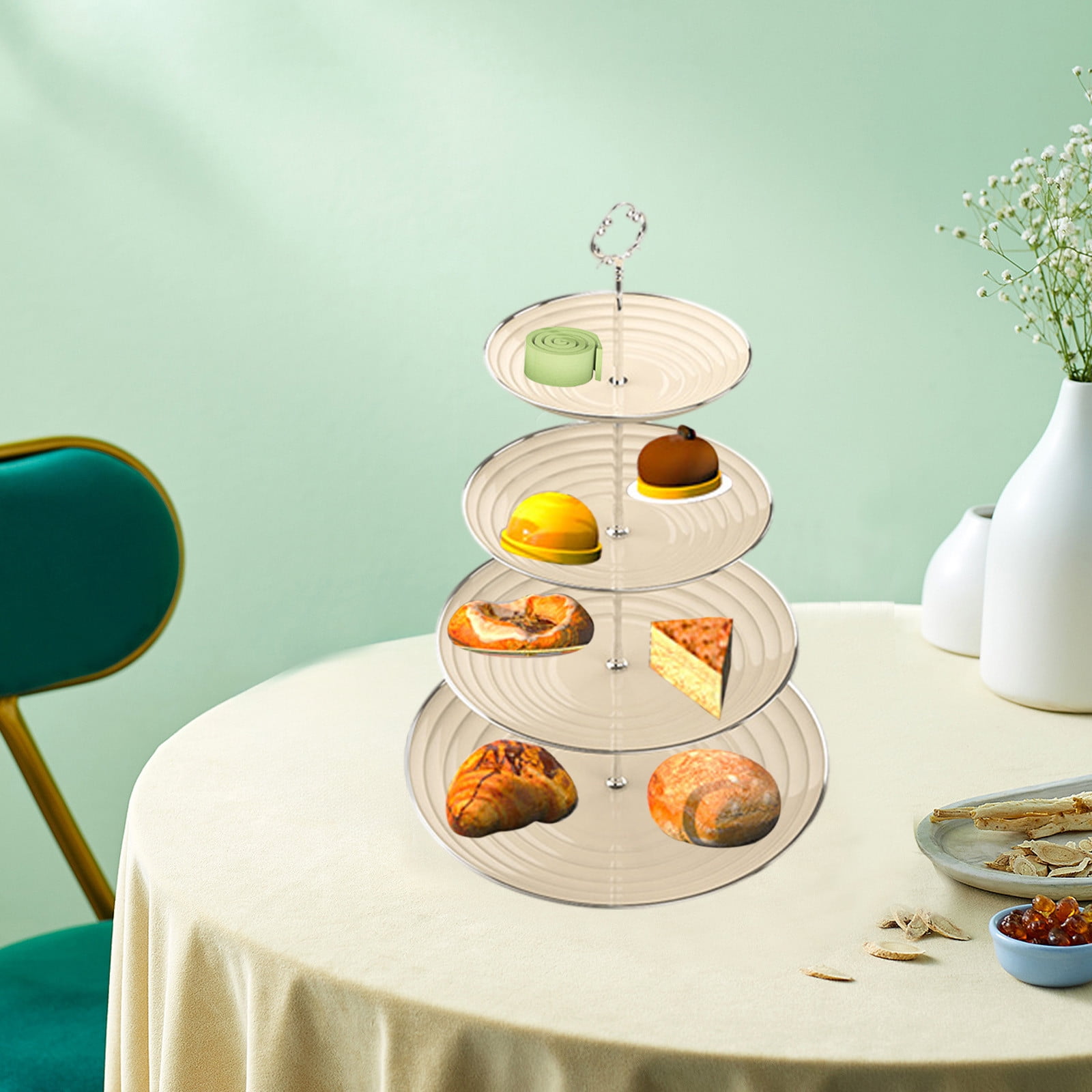 Fruit Candy Platter,Multi-Layer Snack Display,Glass Jar Presentation ...