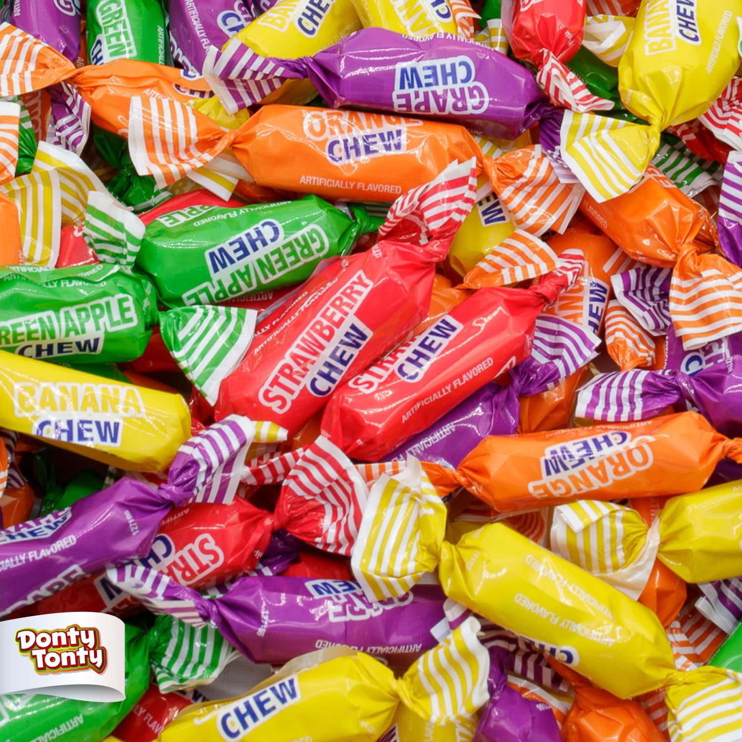 Fruit Chews Candy Bulk 3 lb - Individually Wrapped, Retro Candy in ...