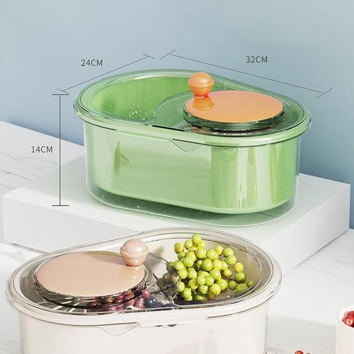 Fruit Cleaner Spinner with Brush, 2025 Upgrade Large Fruit Washer ...
