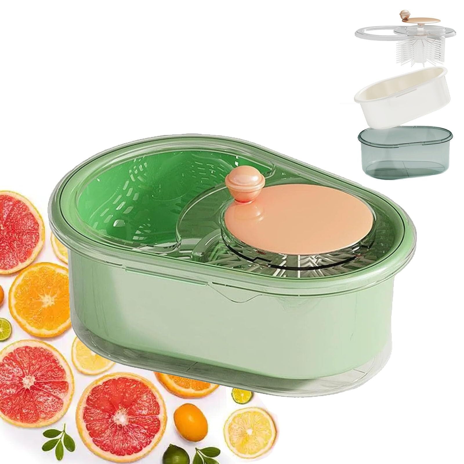 Fruit Cleaner Spinner, Fruit and Vegetable Washing Machine, Portable ...