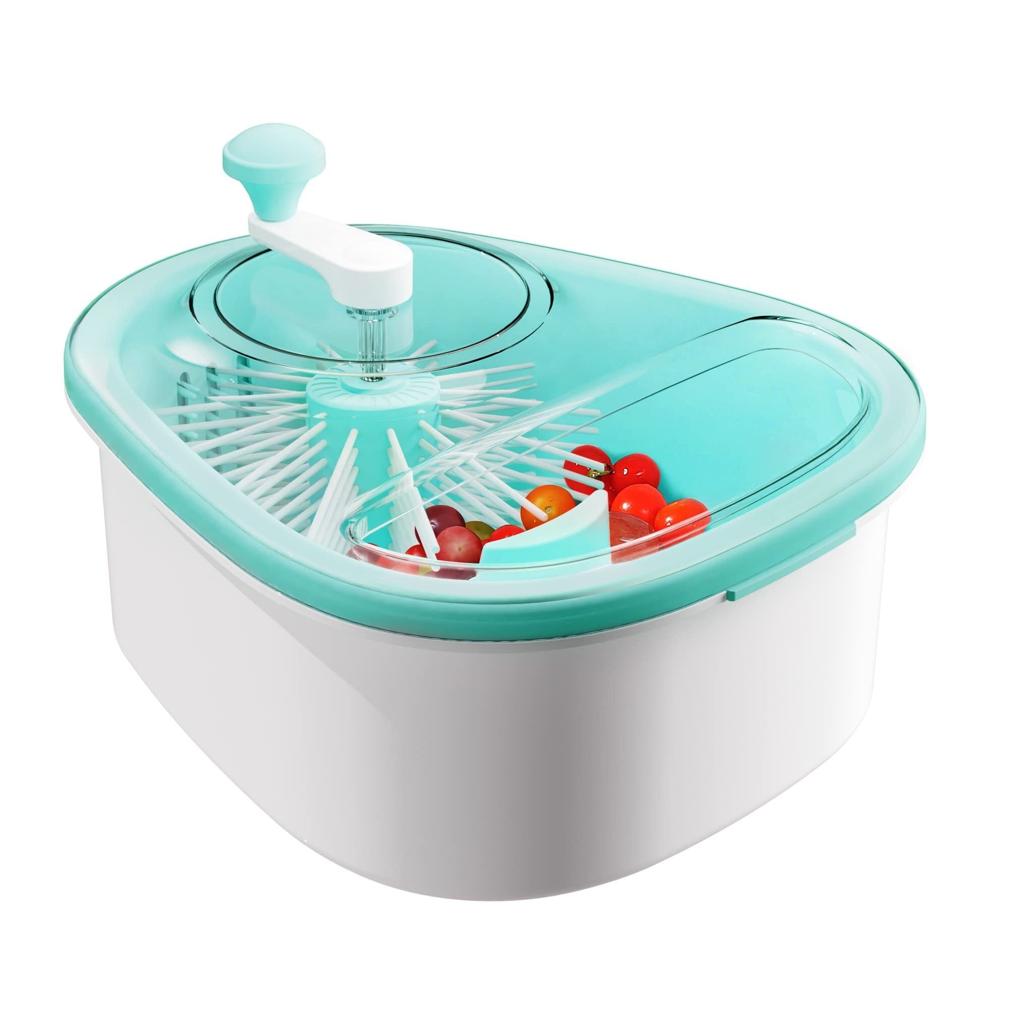 Fruit Cleaner Spinner Large Fruit Washer Spinner with Brush, Fruit ...
