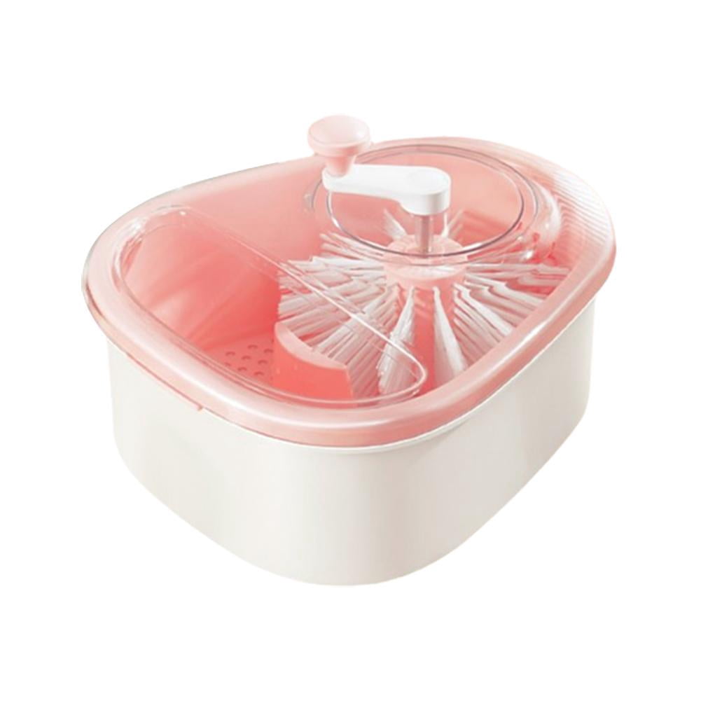 Fruit Cleaner Spinner, Portable Fruit Scrubber With Lid and Brush ...