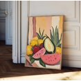 Fruit Colourful Food Melon Illustration Wall Art Print, Kitchen And ...