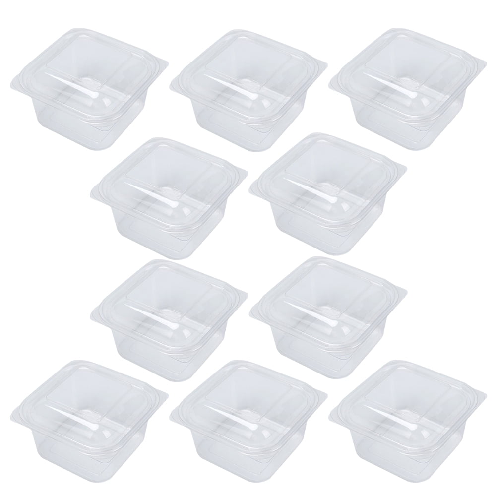 HOMEMAXS Clear Plastic Cake Boxes for Storage Use Transparent Bakery ...