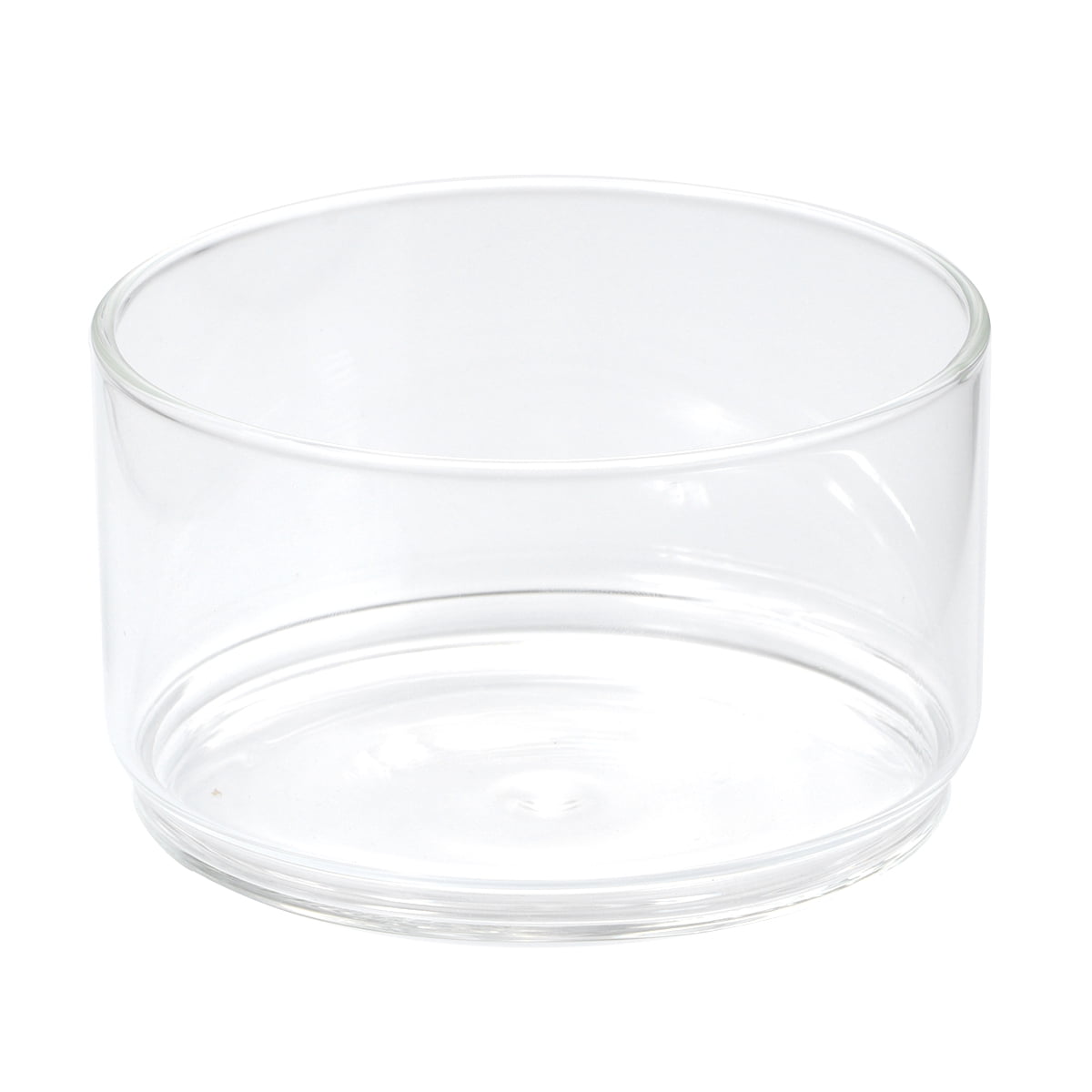 Clispeed Transparent Glass Salad Bowl for Kitchen Storage and Display ...