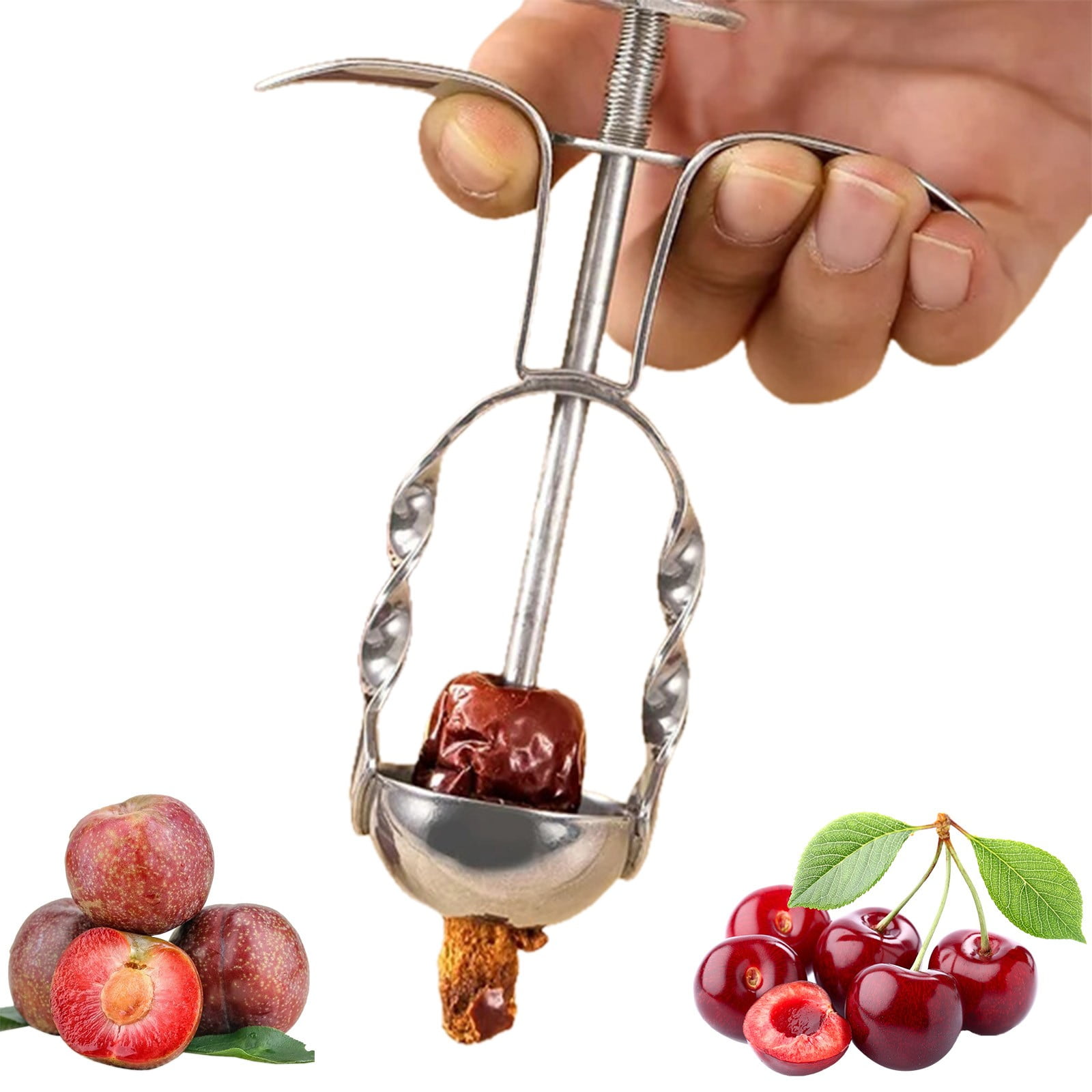 Fruit Corer Stainless Steel Cherry Red Date And Corer For Domestic ...