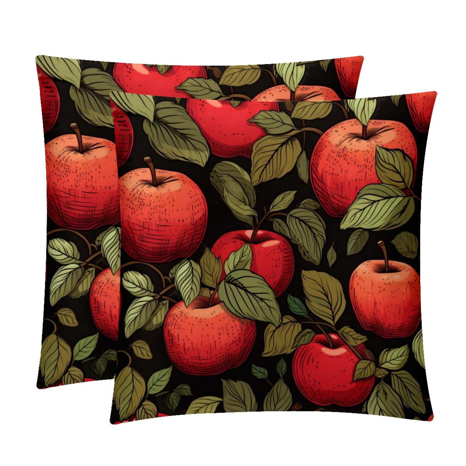 Fruit Covers Throw Pillow Set - 2 Pack Throw Pillow Inserts Included ...