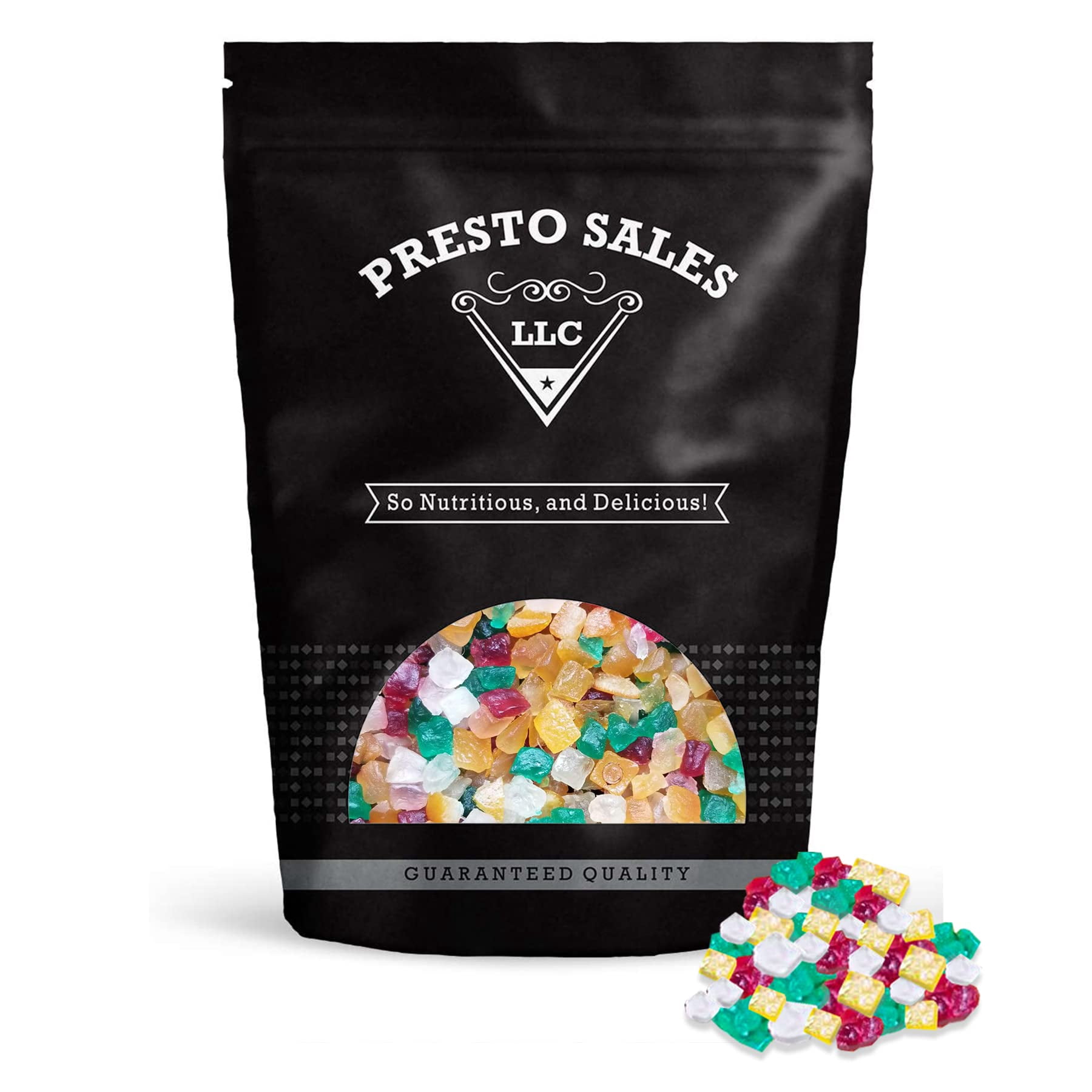 Fruit Cubes/Tutti Frutti Tricolor, YYF14 Yumminess candy, Candied Fruit ...