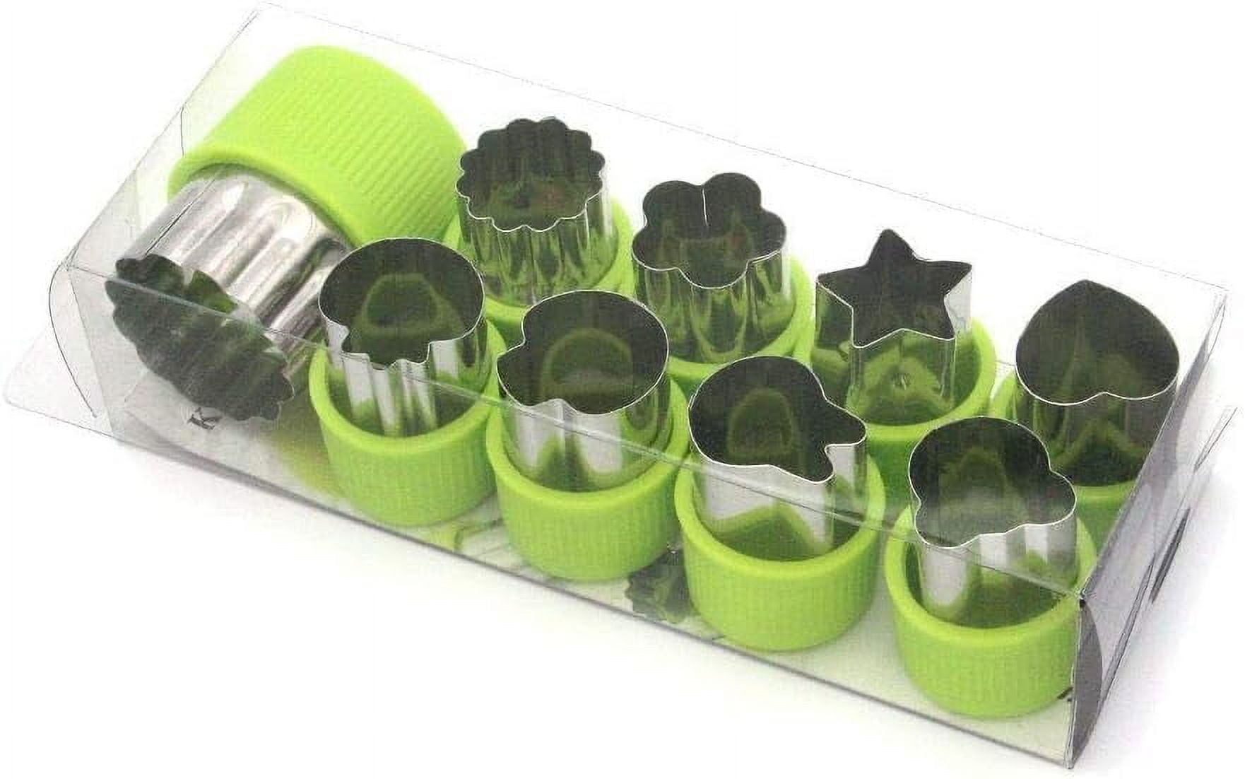 Fruit Cutter Shapes Set, 9 Pcs Stainless Steel Small Cookie Cutters ...