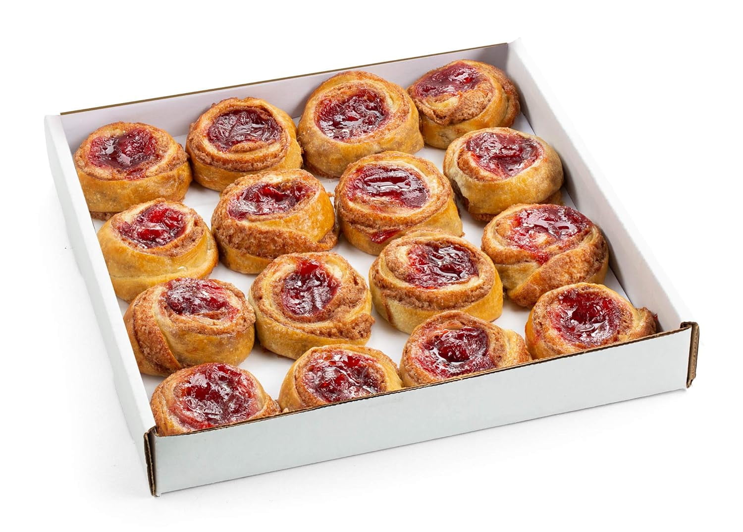 Fruit Danishes | Mini Cinnamon Buns Topped With Cherry Filling ...