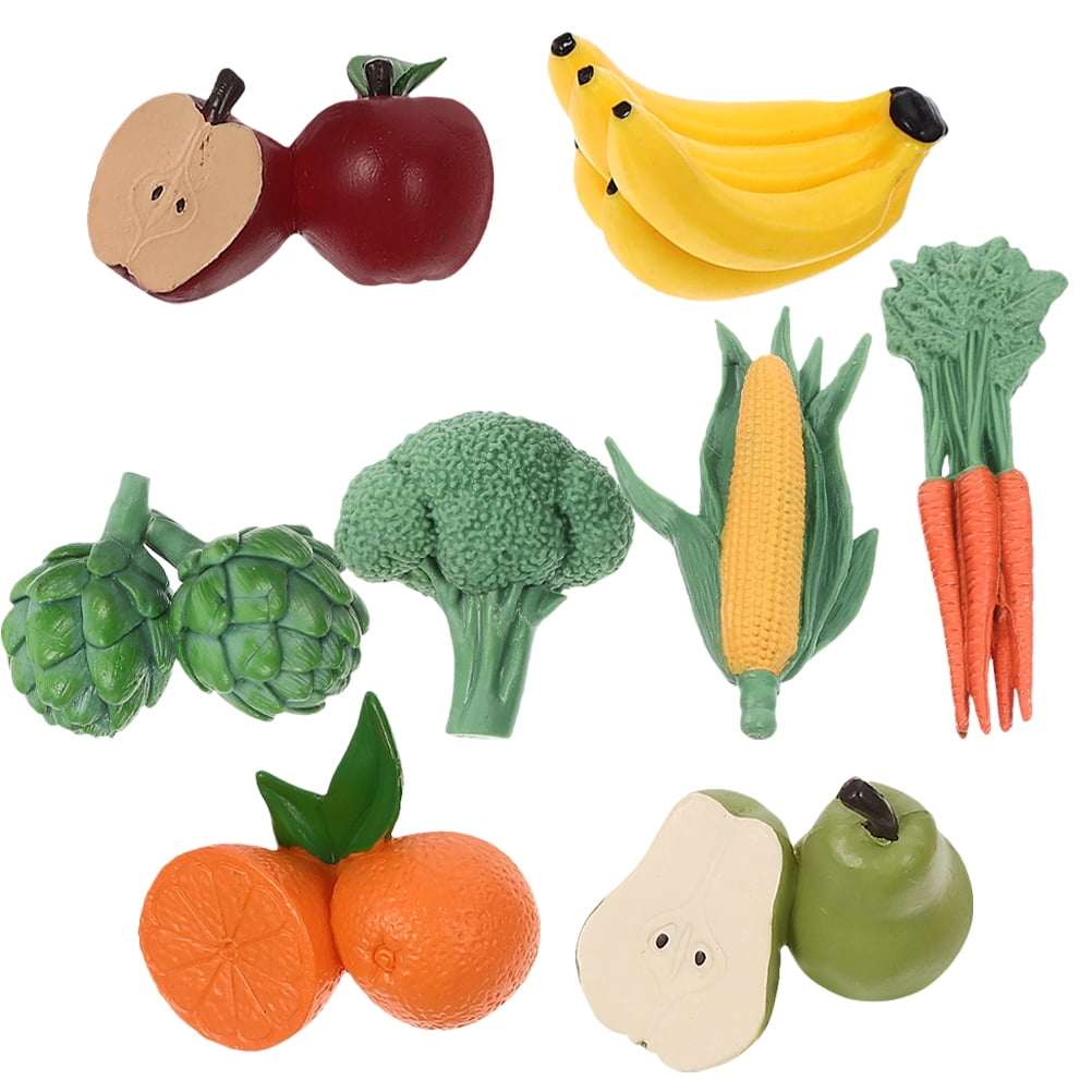 Fruit Decor Fake Fruits Simulated and Vegetables Props Plastic Child ...