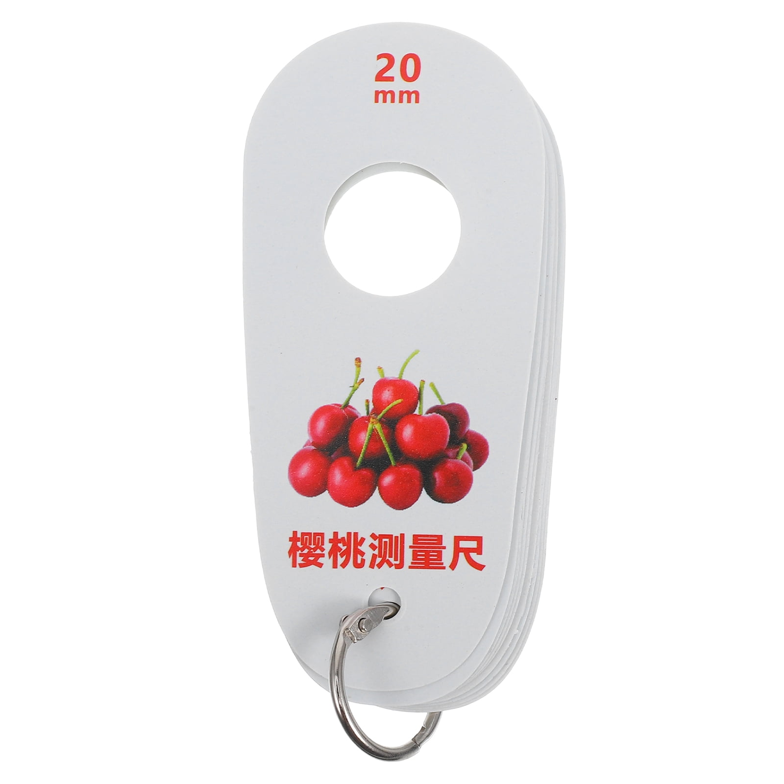 Fruit Diameter Measuring Card Cherry Measuring Circle Cherry Ruler ...