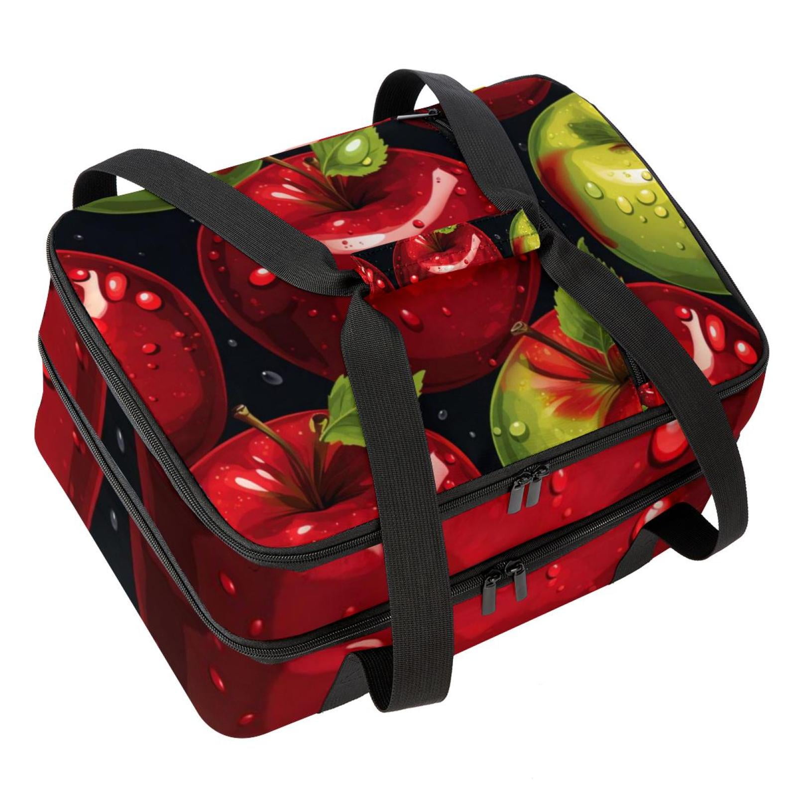 Fruit Double Layered Insulated Refrigerated Lunch Bag with Two ...