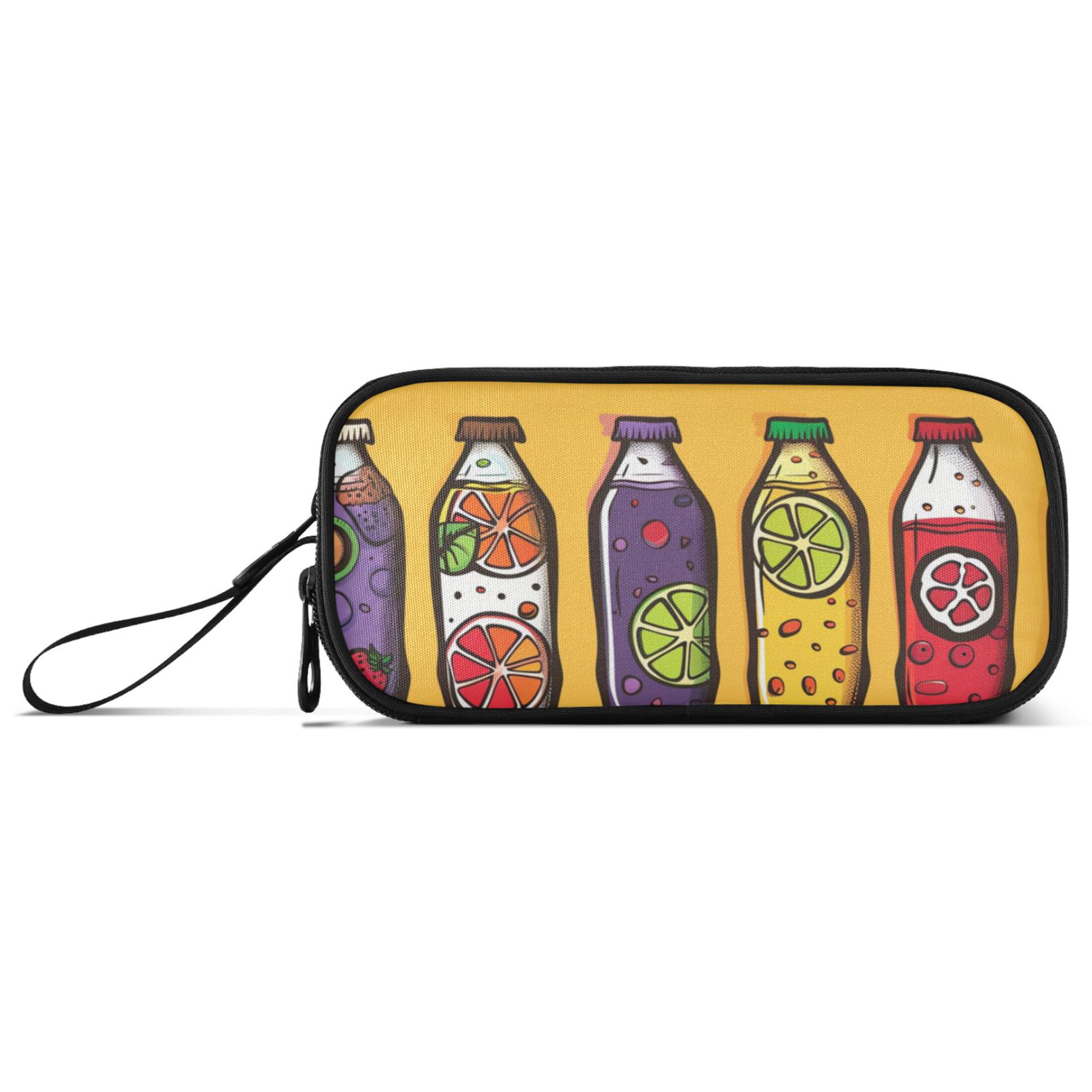 Fruit Drinks Colorful Pencil Case Stationary Holder Pen Bag Pencil ...