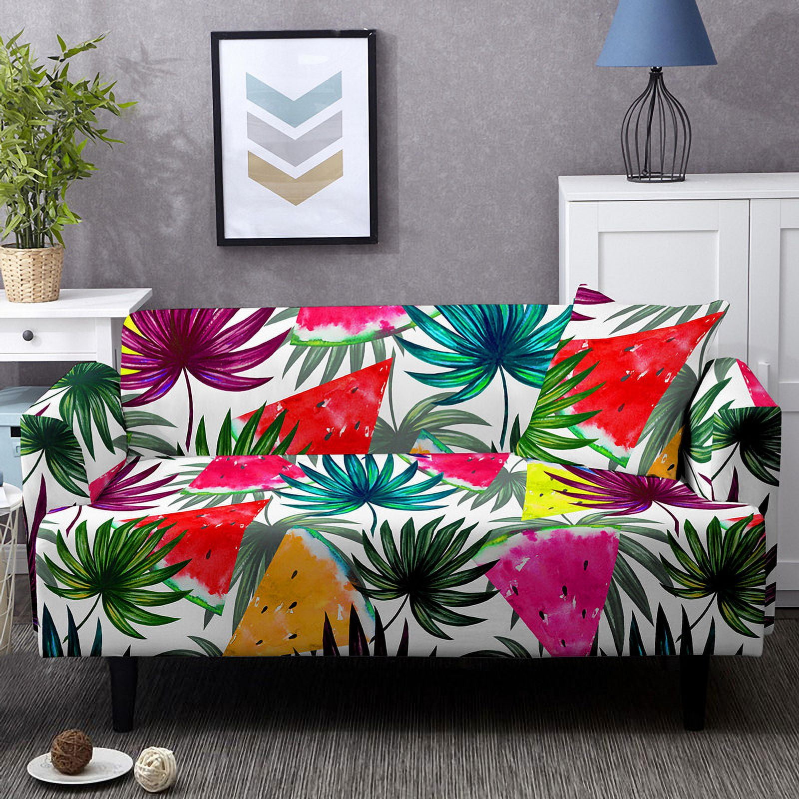 Fruit Elastic Sofa Covers For Living Room Tight Wrap All-inclusive ...
