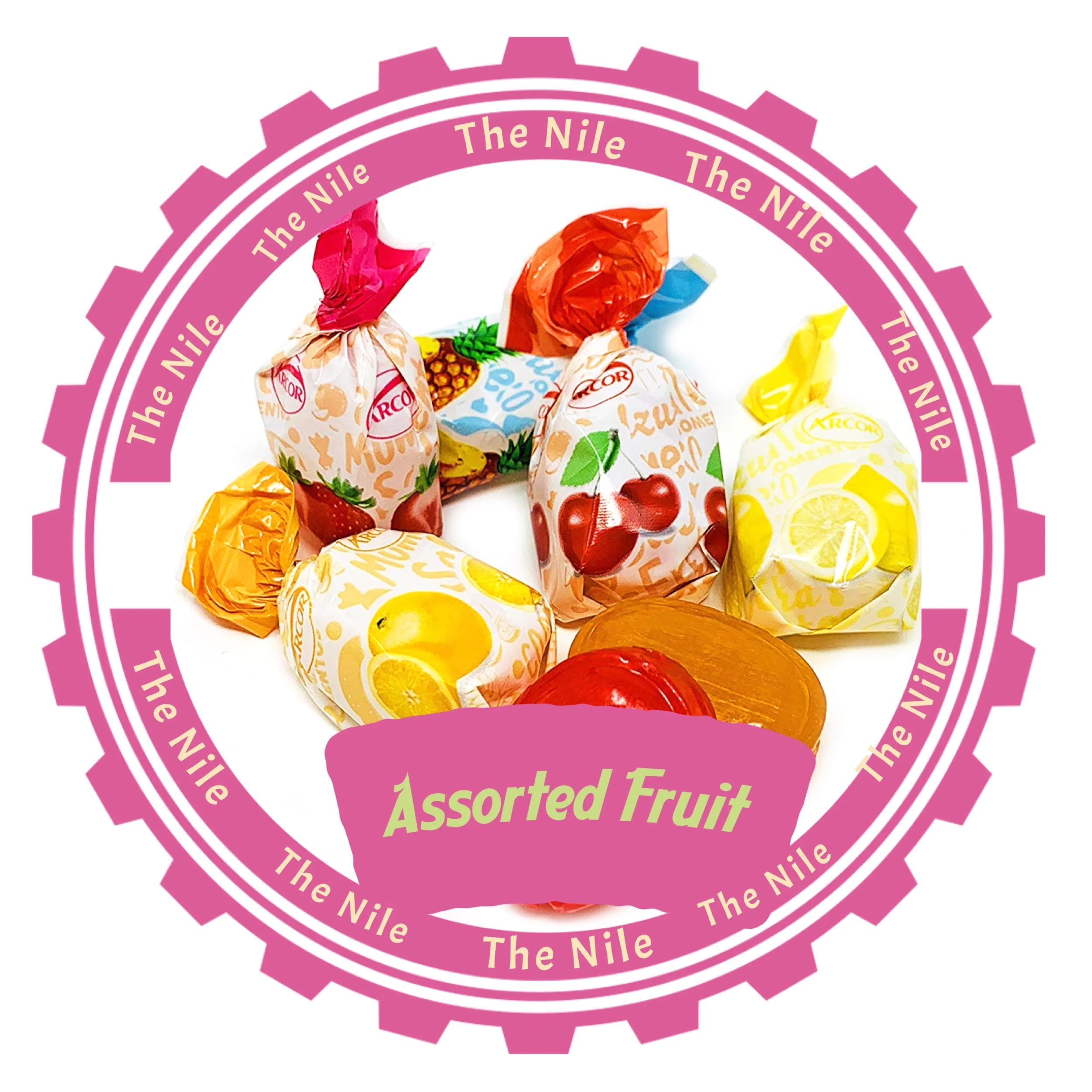 Fruit Filled Bon Bons by The Nile Sweets - 16 oz Hard Candy with Soft ...