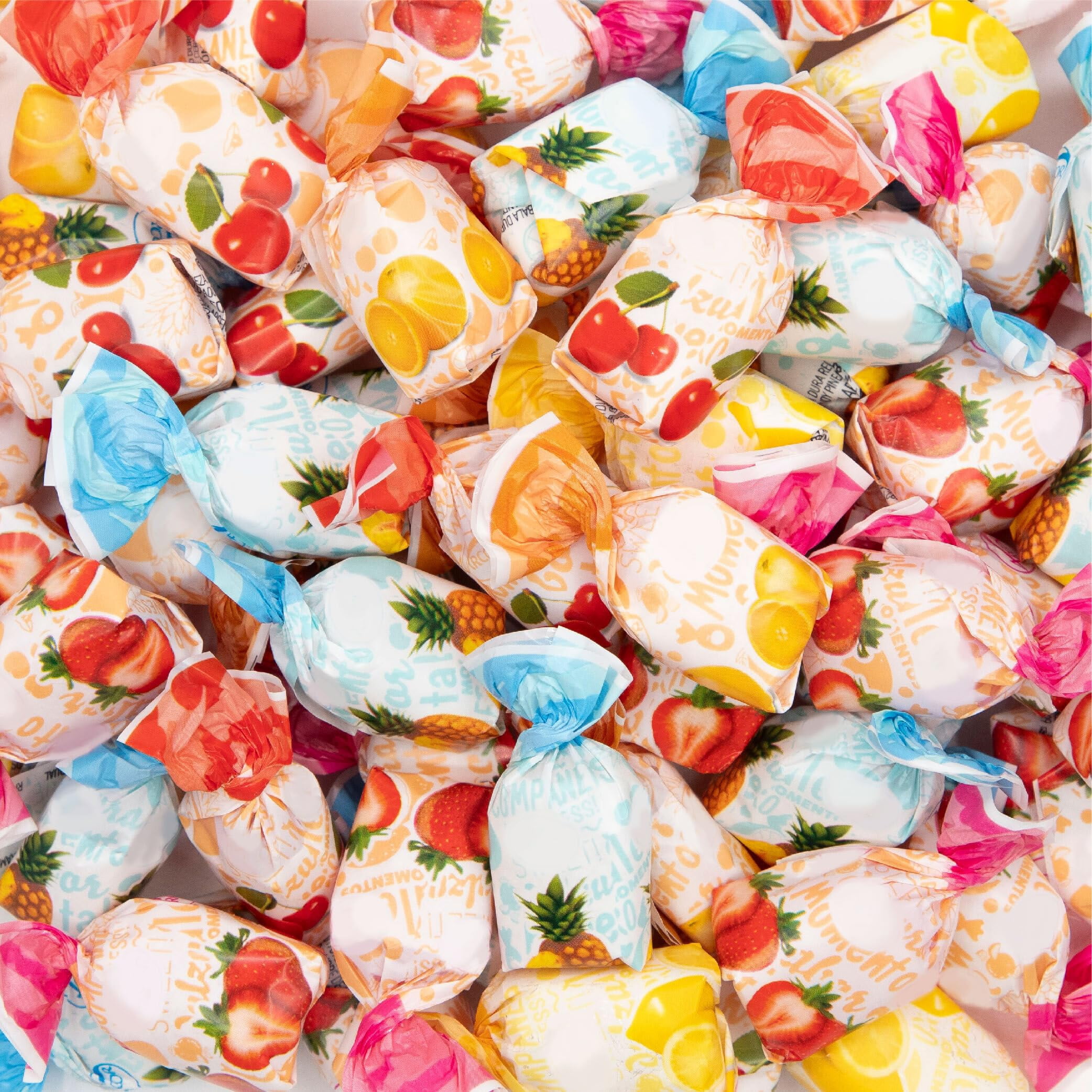 Fruit Filled Hard Candy AKF18 | 2 Pound Bulk Bag | Assorted Fruit ...
