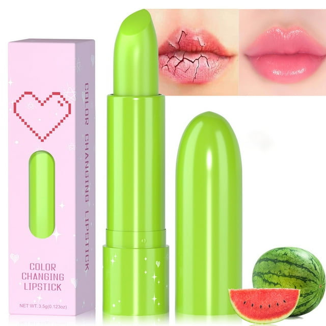 Fruit Flavored Color Changing Lipstick Moisturizing 6 Color Lipstick ...