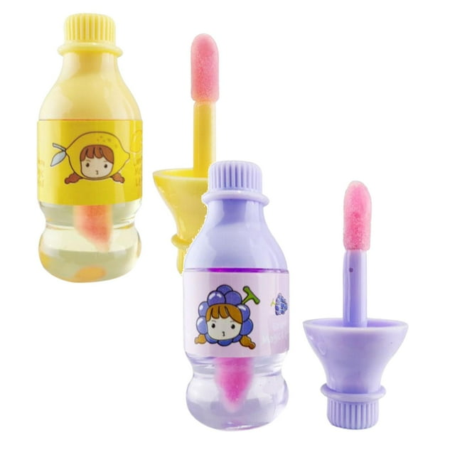 Fruit Flavored Cute Lip Oil Clear Moisturizing Discolored Lip Oil Light