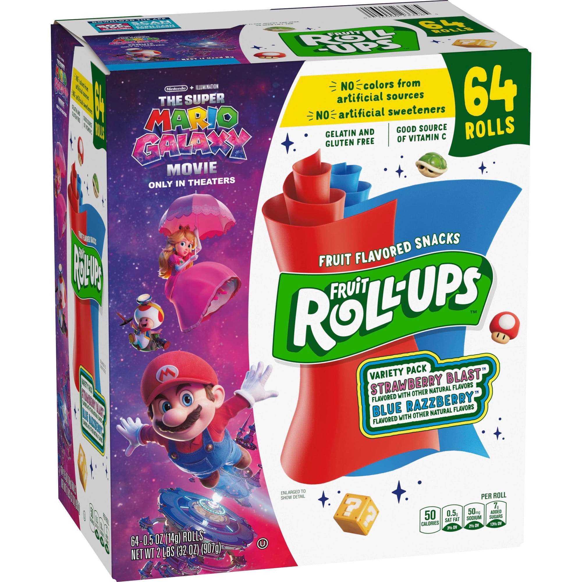 Fruit Flavored Snacks Variety Pack, 0.5 oz., 64 pk. - Walmart.com